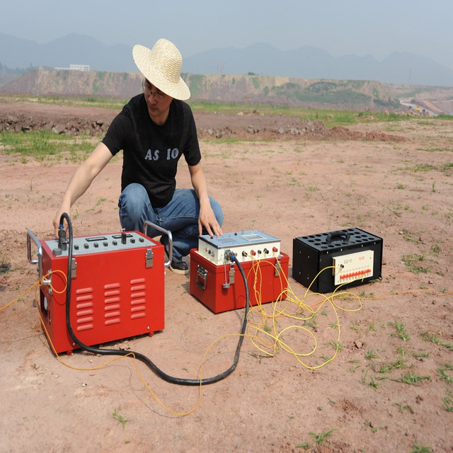 Geoelectrical ,geophysical equipment, resistivity meter, induced ...